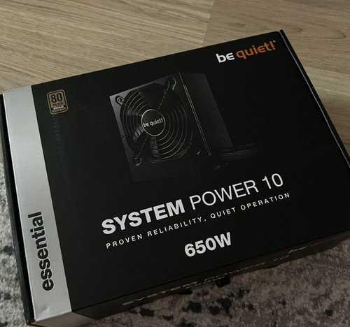 Блок питания be quiet system power 10 650W