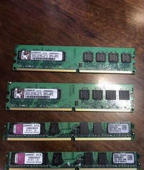 Kingston 2Gb DDR2 kvr800d2n6 и kvr800d2n5