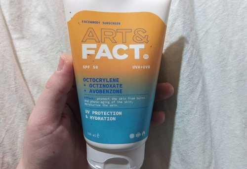 Солнцезащитный крем spf 50 art&fact