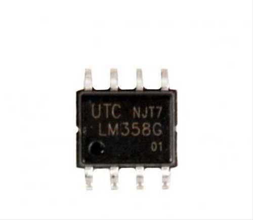 Микросхема OP AMP LM358G SOiC-8 с разбора LM358G