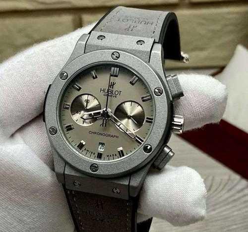 Мужские часы Hublot (Всё Активно) ремешок каучук