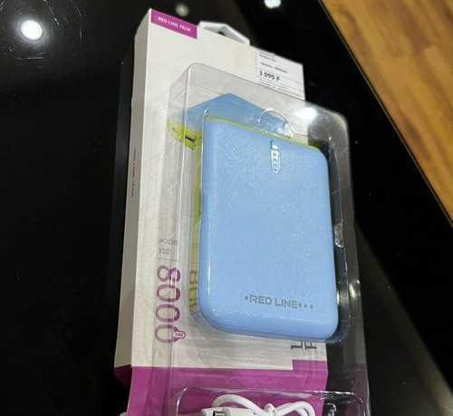 Powerbank 8000 mAh (Red Line)