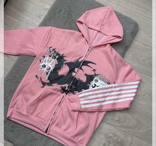 Зип худи Yori sport розовая