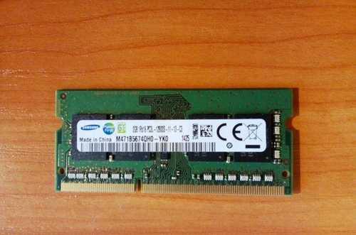 Samsung память для ноутбука DDR3L 2GB 1600
