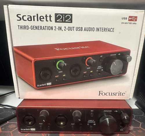 Звуковая карта focusrite Scarlett 2i2 3rd Gen