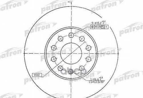 Диск тормозной PBD4295 patron