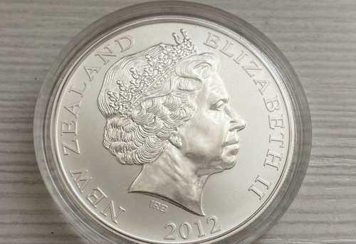 Серебряная Монета Новая Зеландия Киви