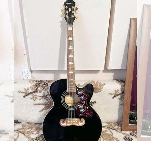 Электроакустическая гитара Epiphone J-200 EC