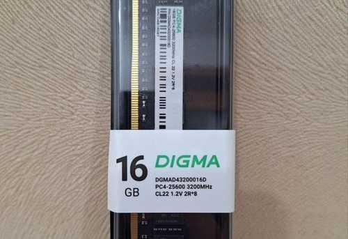 Новая оперативная память Digma ddr4 16gb 3200