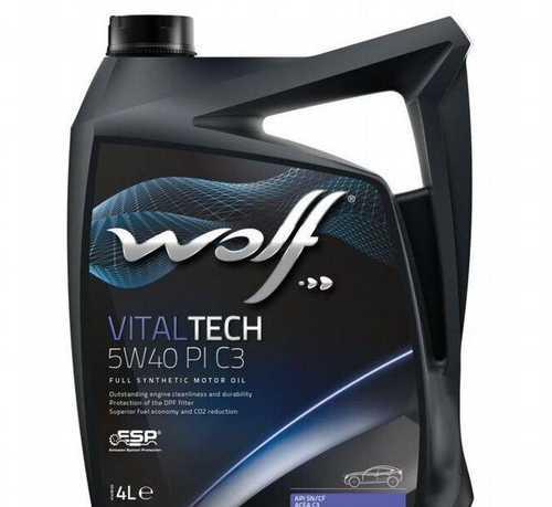 Масло моторное wolf vitaltech 5W-40 PI C3 4Л