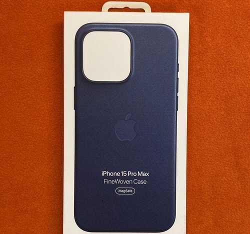 iPhone 15 Pro Max FineWoven Case Pacific Blue