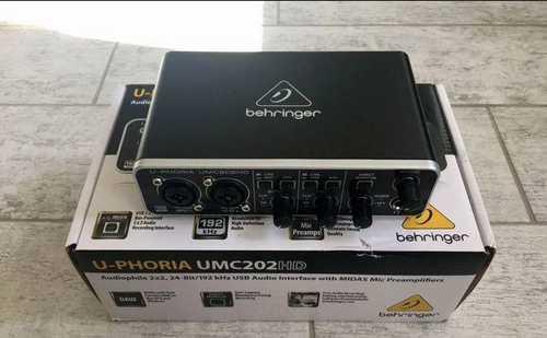 Внешняя звуковая карта behringer u phoria umc202hd