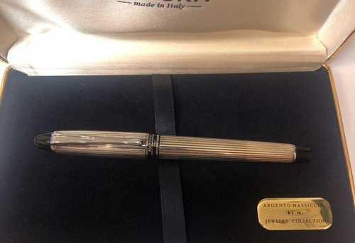 Перьевая серебрянная ручка Aurora