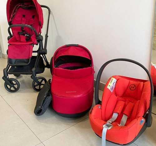 Коляска 3 в 1 Cybex Priam III (True red)