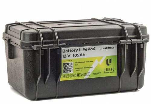 Аккумулятор переносной герметичный LiFePo412в 105А
