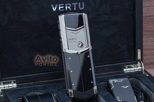 Vertu Signature Steel в кристалах