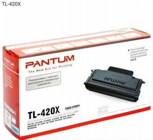Тонер-картридж Pantum TL-420X Лазерный Черный 6000