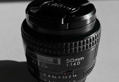Nikon 50mm f/1.4D AF Nikkor (объектив)