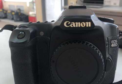 Зеркальный фотоаппарат canon EOS 40d