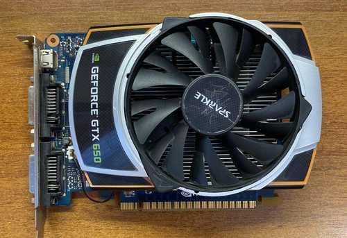 Видеокарта geforce gtx 650 Sparkle