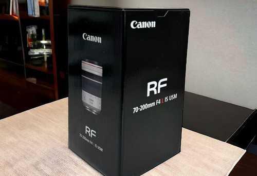 Canon RF 70-200mm F4 L IS USM новый