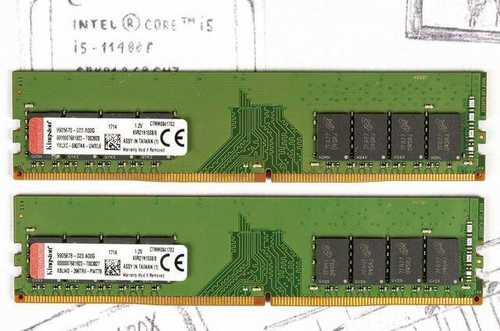 Оперативная память dimm DDR4 Kingston valueram 8Gb