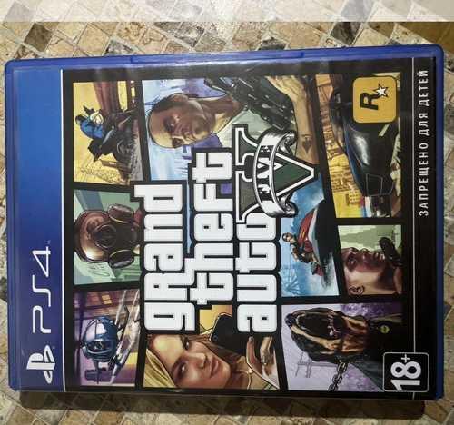 Игра на PS4 GTA5
