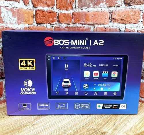 Магнитола Bos Mini A2 4/64, на все авто