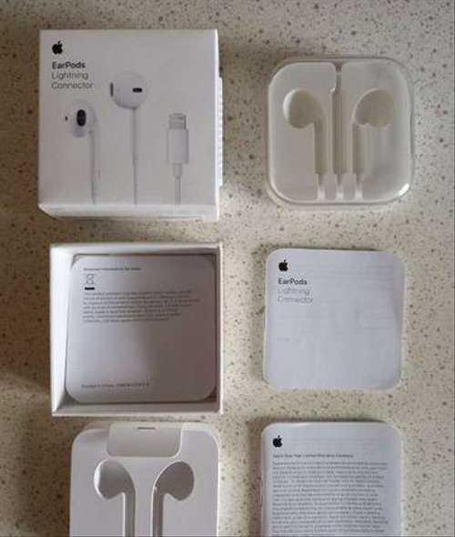 Коробка Apple Earpods