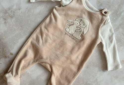 Детский костюм для новорожденных hm, 56 размер