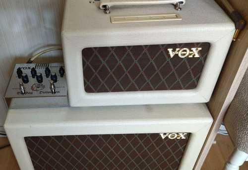 Ламповый усилитель Vox AC4TVH и кабинет V112TV