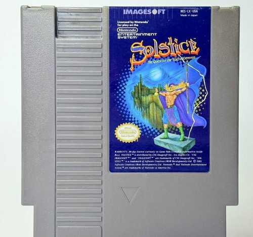 Оригинальный картридж Solstice, NES