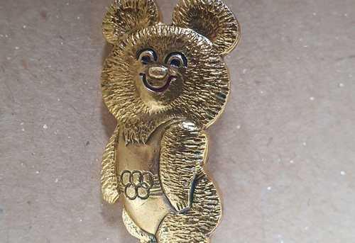 Значок Олимпийский Мишка 1980 г