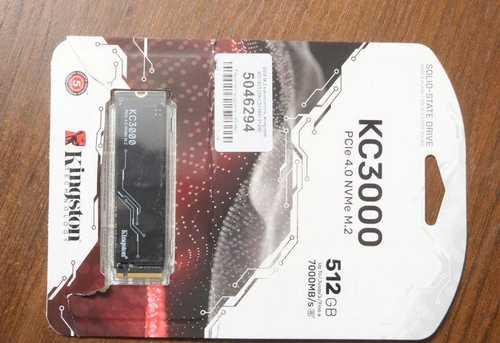 Kingston KC3000 PCIe 4.0 NVMe M.2 SSD 512GB