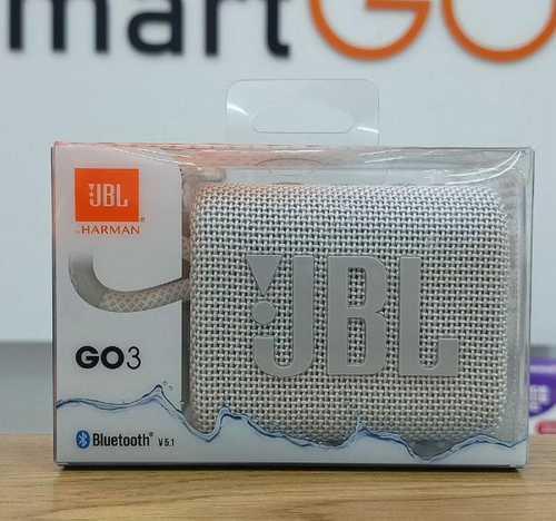 Портативная колонка JBL Go 3 / White