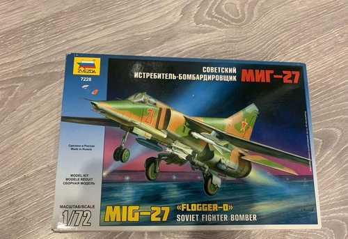 Модель самолета миг-27