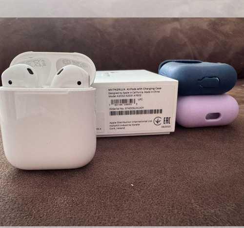 Наушники apple AirPods 2 оригинал
