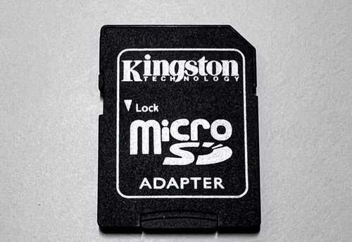 Переходник адаптер для карты памяти micro SD на SD