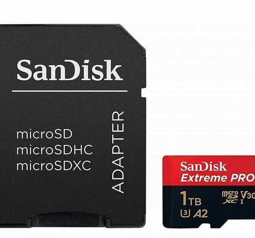 Карта памяти Sandisk microsdxc Extreme Pro A2 C10