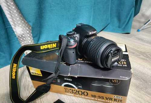 Зеркальный фотоаппарат Nikon D3200 18-55 VR KIT