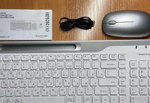 Клавиатура+мышь(A4tech Fstyler FB2535C (white)