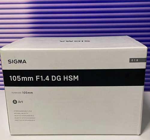 Sigma 105mm F1.4 DG HSM Canon EF (новый)