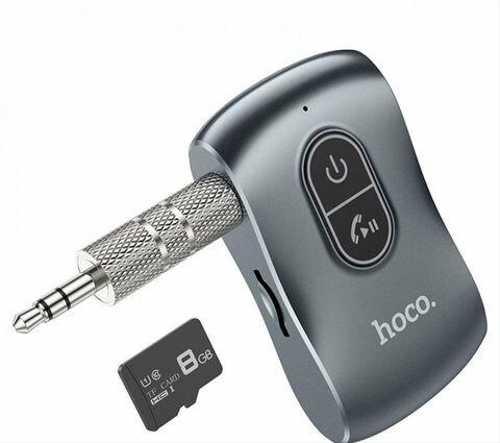 Bluetooth аудио-ресивер (AUX) Hoco E73 Pro, TF, чё