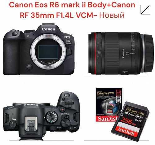 Canon Eos R6 Mark ii Body Canon RF 35mm F1.4L VCM