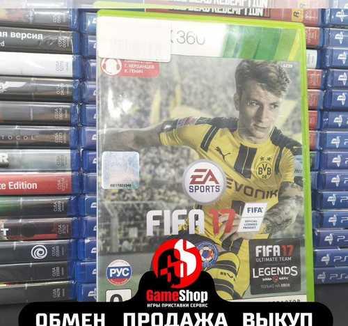 FIFA 17 xbox 360 б/у диск