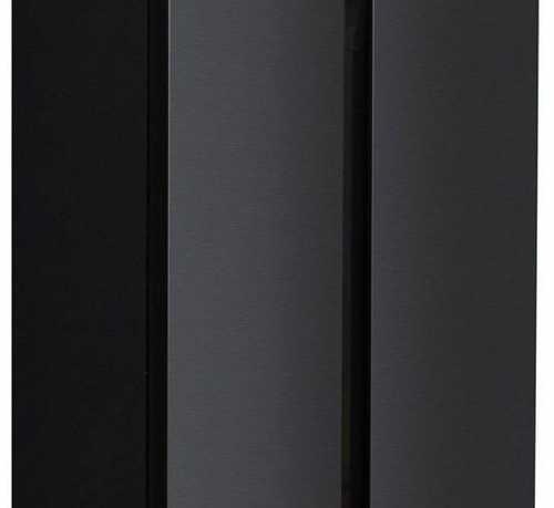 Холодильник Side by Side Hyundai CS4505F черный