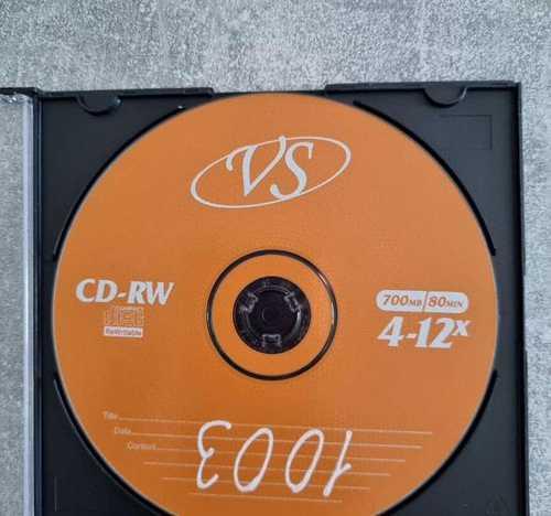 Диск CD-RW 700 Mb 80 минут