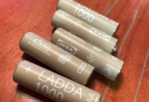 Аккумуляторы IKEA ladda AA 1000 мАч