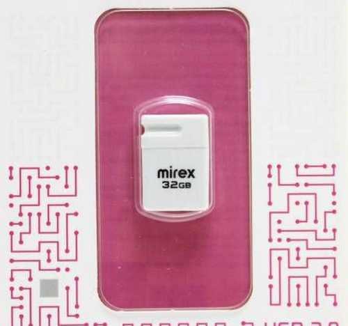 Флешка 32 гб USB Mirex minca white