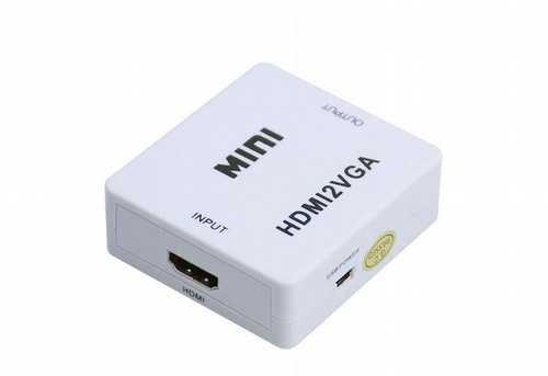 Конвертер hdmi (F) - VGA (F), 3.5мм mini Jack (F)